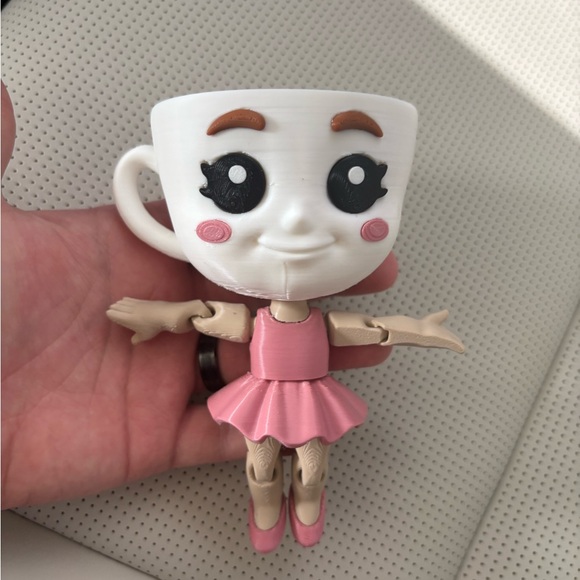 Toys | Brainrot Toy Ballerina Cappuccina Pink And White Doll Cup Toy ...